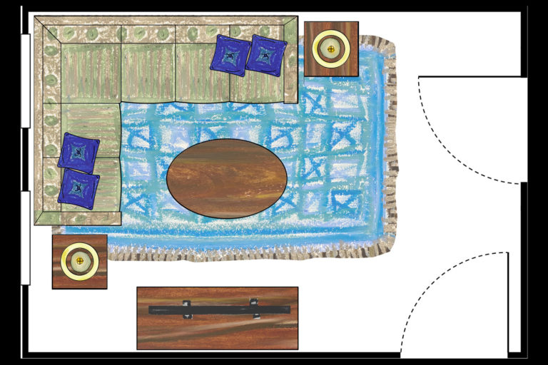 Redesign Your Room with a Floor Plan and Furniture to Scale - Center ...