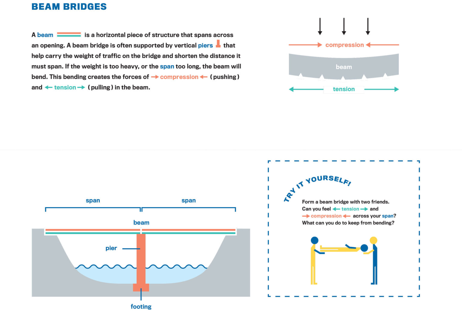 Building Bridges Activity: Beam, Truss, Arch, and Suspension - Center ...